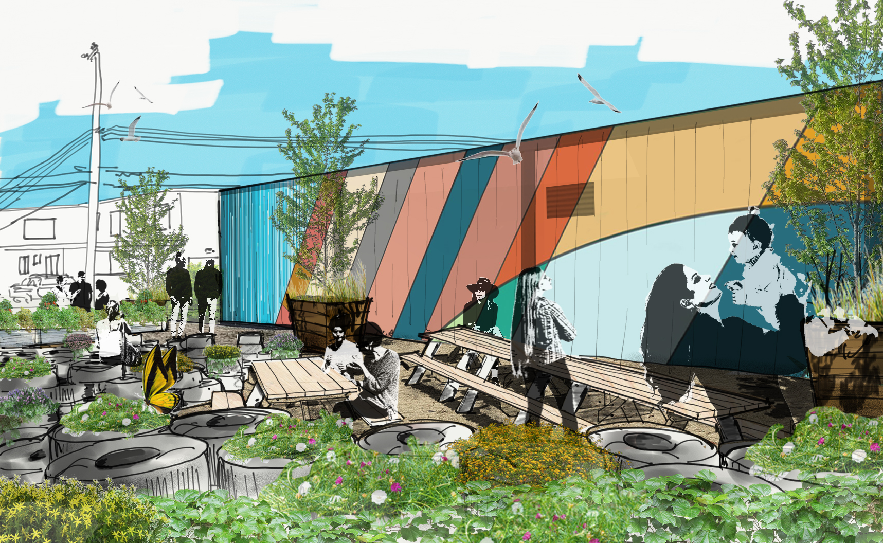 Gather Garden | David Baker Architects